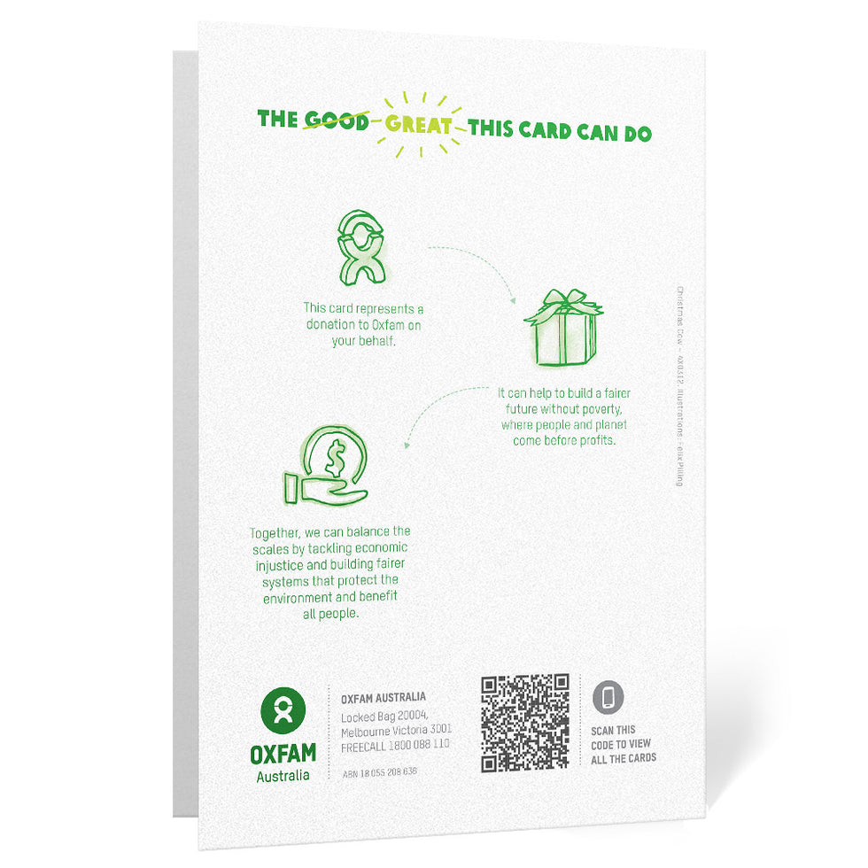 Christmas Animal Greeting Card Bundle - Charity Cards | Oxfam Unwrapped